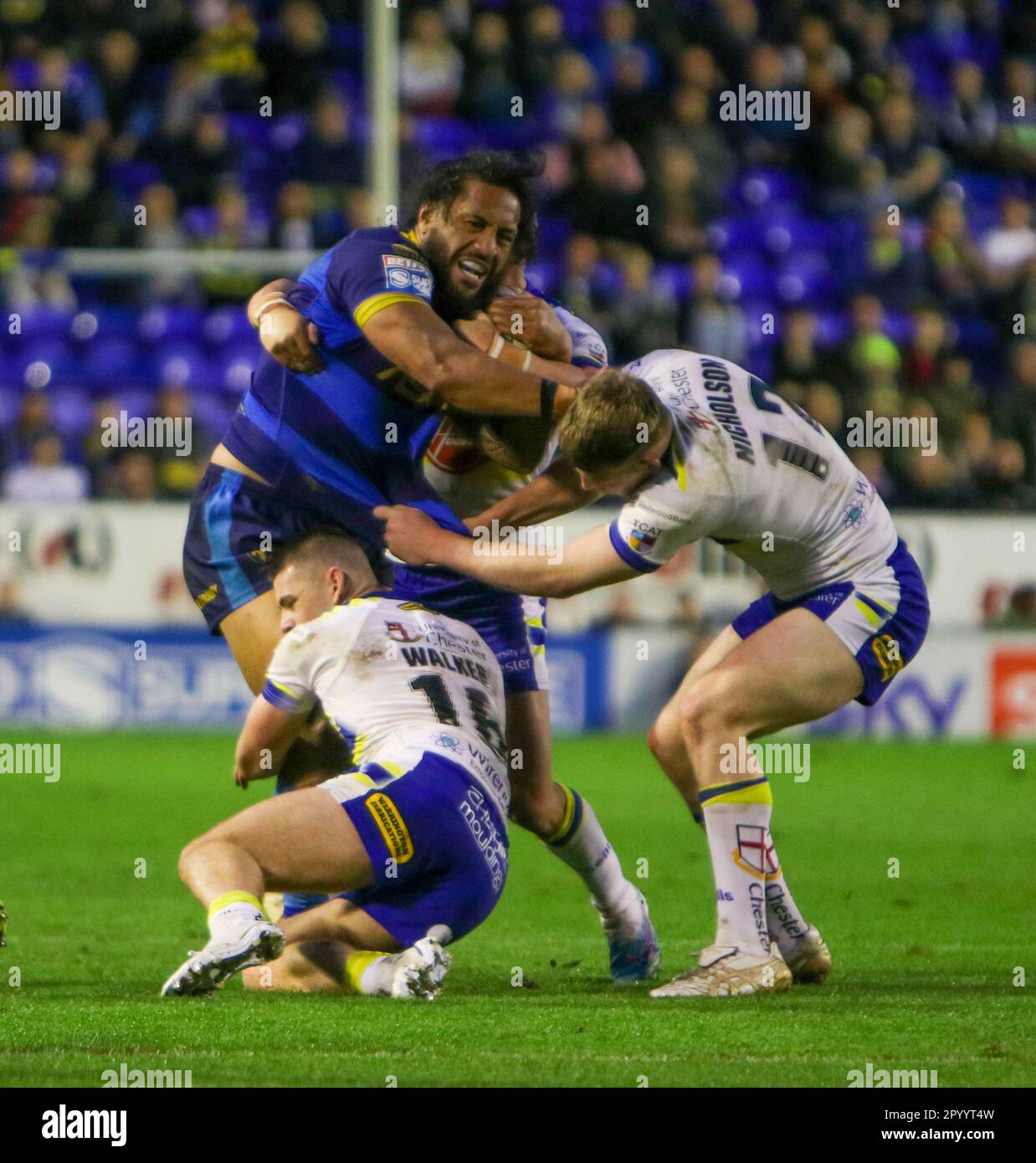 Warrington, Cheshire, England 5th May 2023. Wakefield Trinity’s Jorge ...