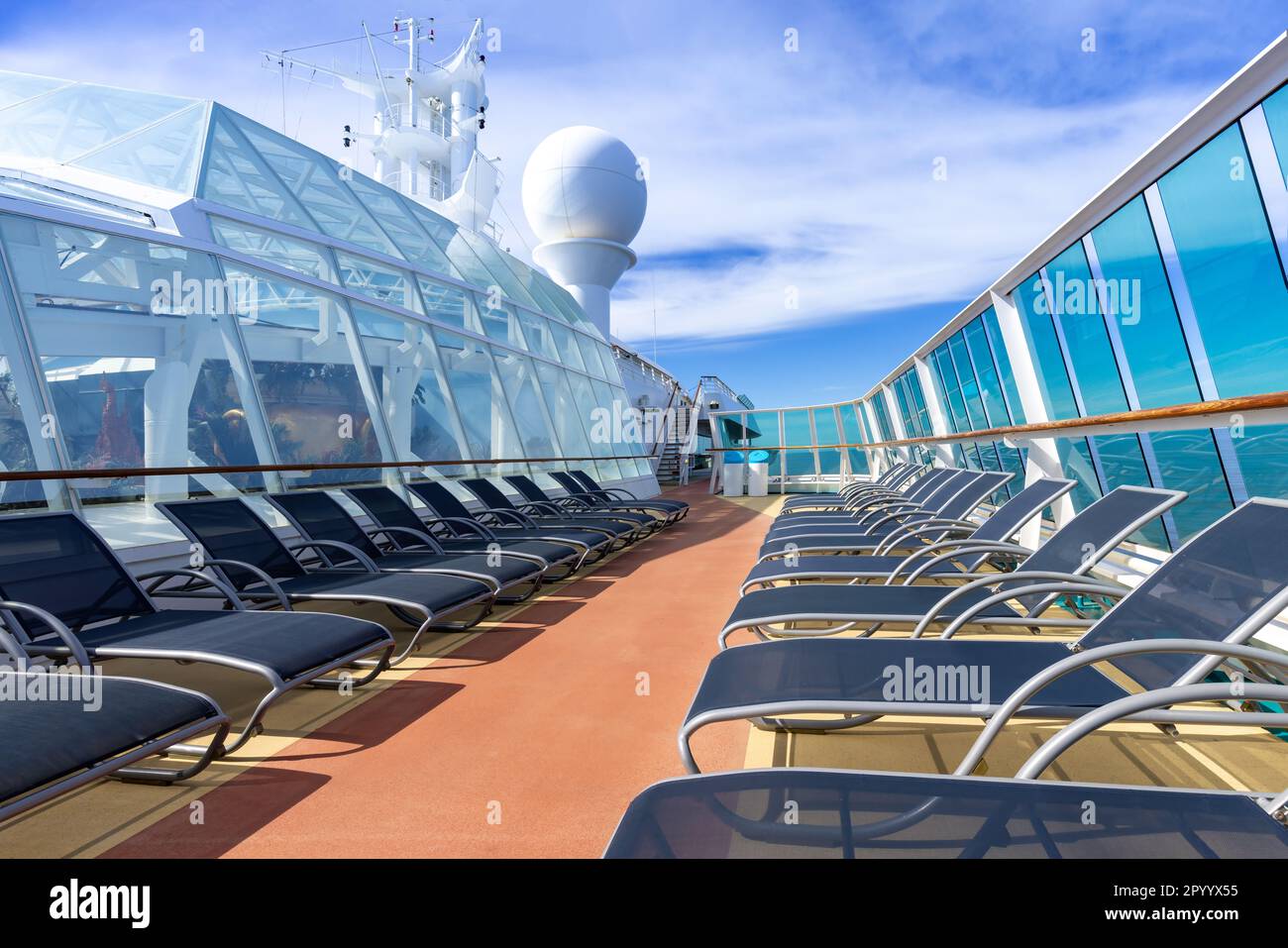 Panoramic Seattle ocean view with luxury cruise ship heading to ...