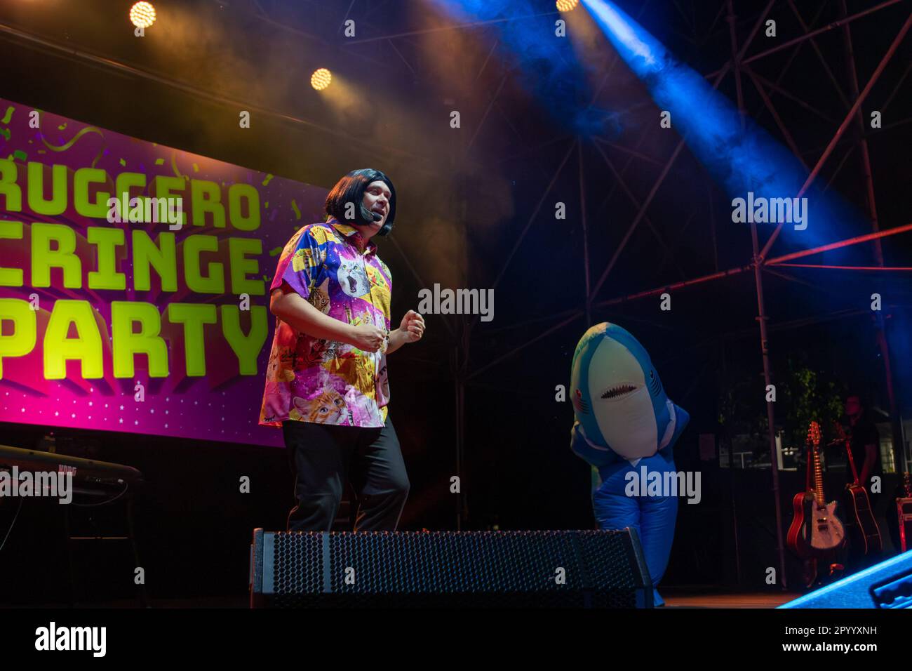 Bergamo, Italy. 05th May, 2023. Ruggero de I Timidi during Ruggero de I ...