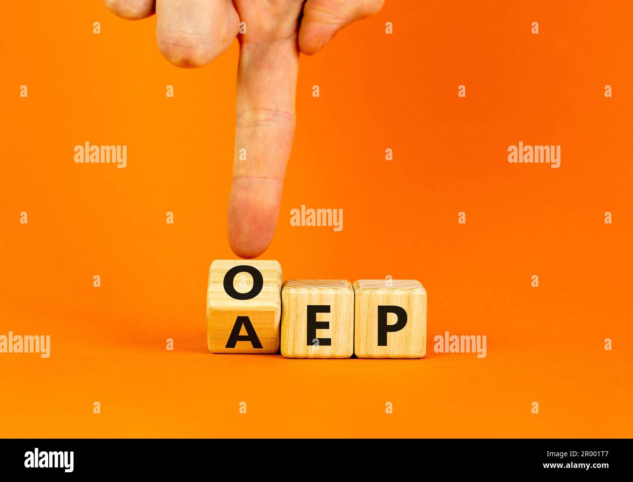 AEP or OEP symbol. Concept words AEP annual enrollment period OEP open ...