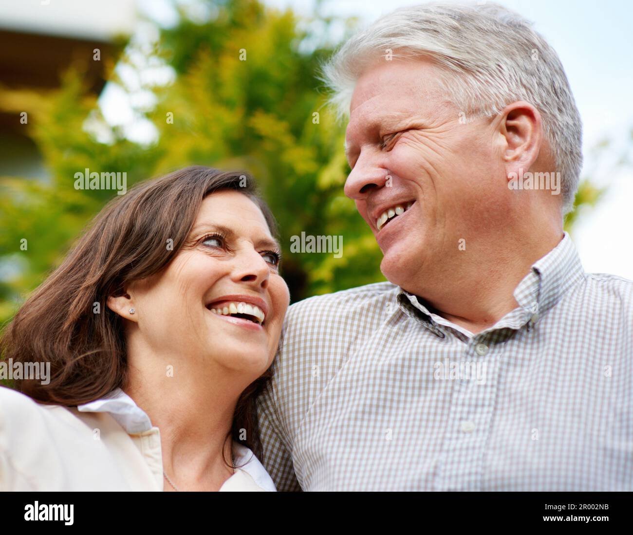 The secret to their happy marriage is love and laughter. an ...