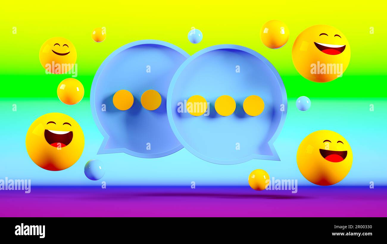 emotion speech bubble Stock Photo - Alamy