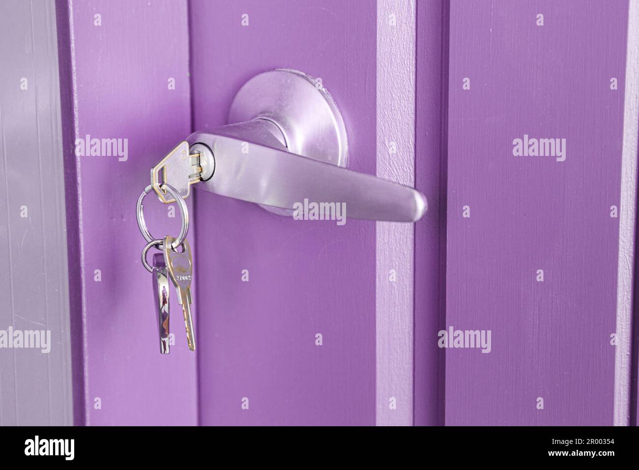 Locked home door hi-res stock photography and images - Alamy
