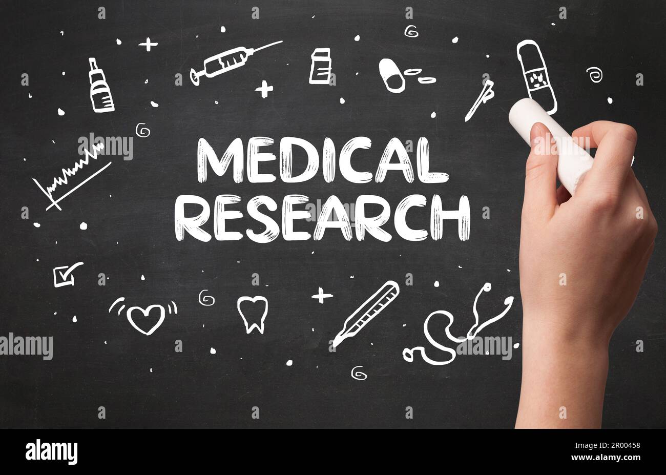 Hand drawing medical concept concept Stock Photo - Alamy