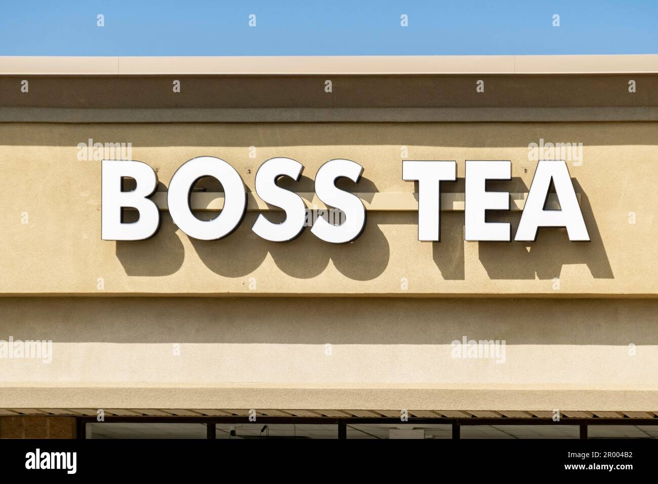 Tea shop sign hi-res stock photography and images - Alamy