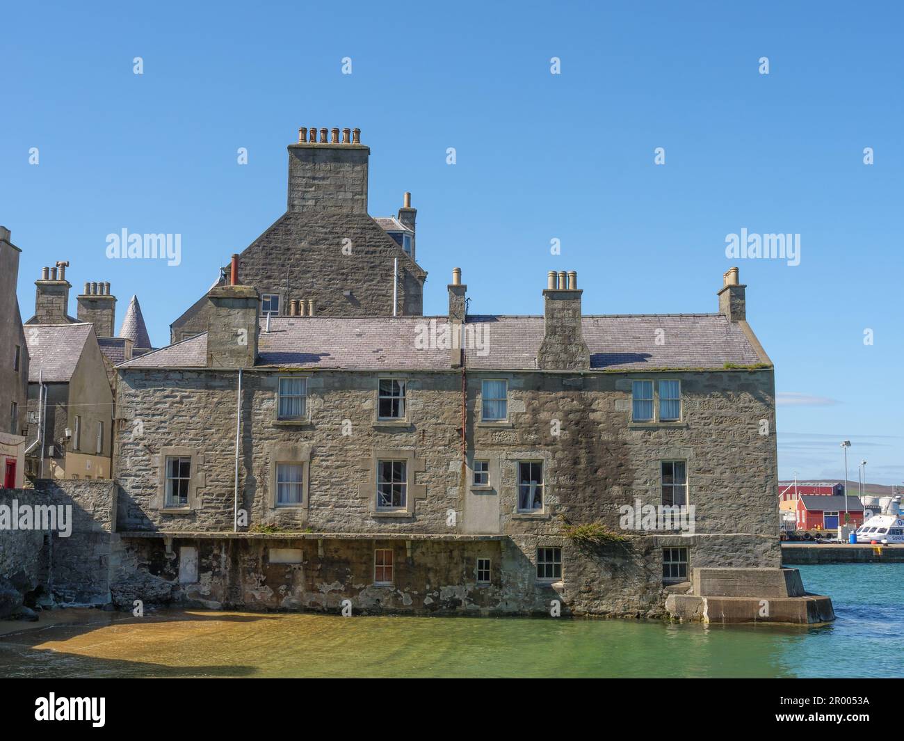 A tranquil and picturesque scene of traditional buildings in the ...