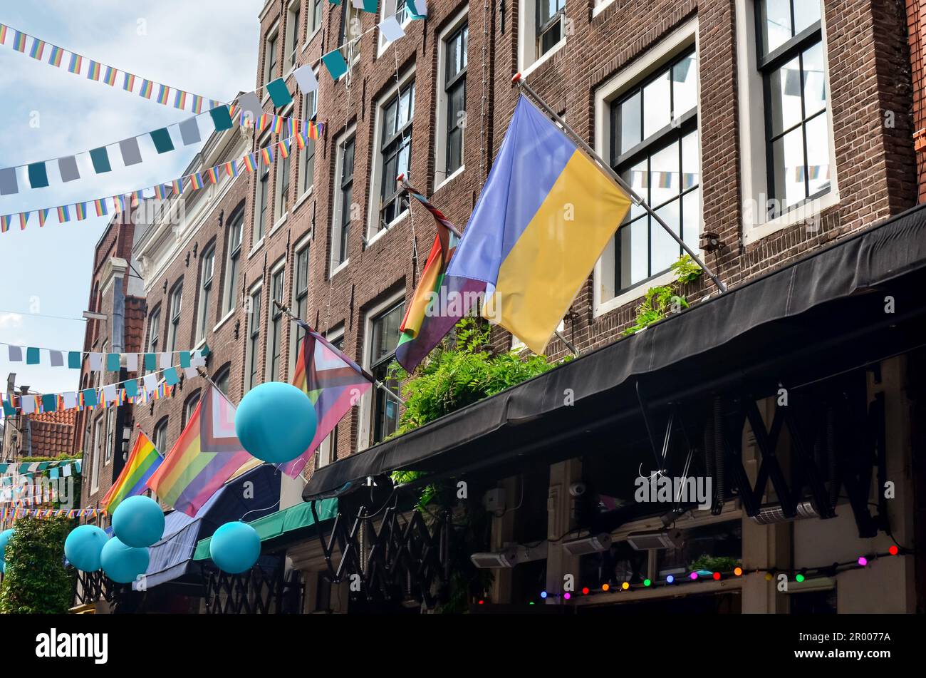 Many ukrainian flags hi-res stock photography and images - Alamy
