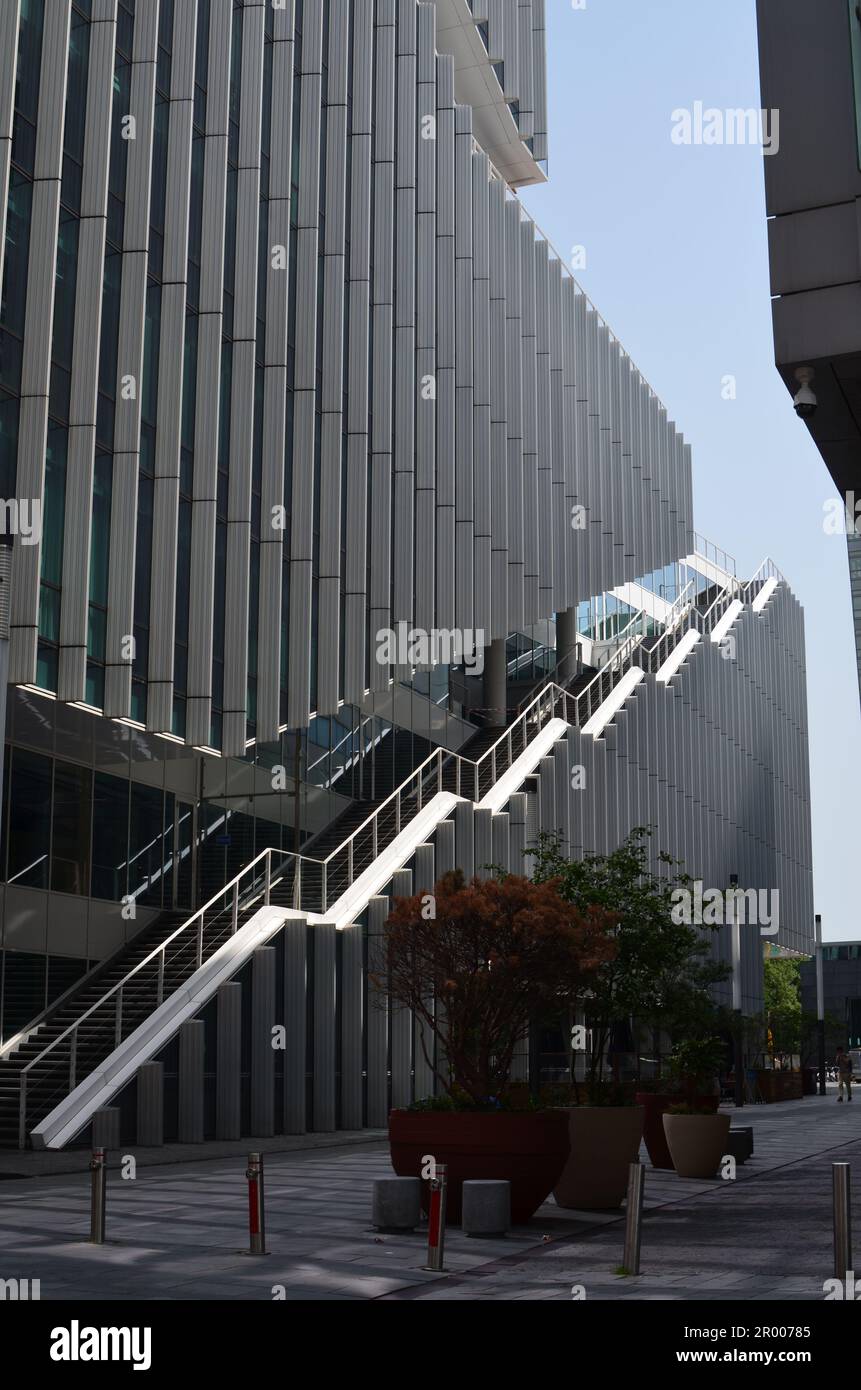 City street with beautiful modern urban architecture Stock Photo - Alamy