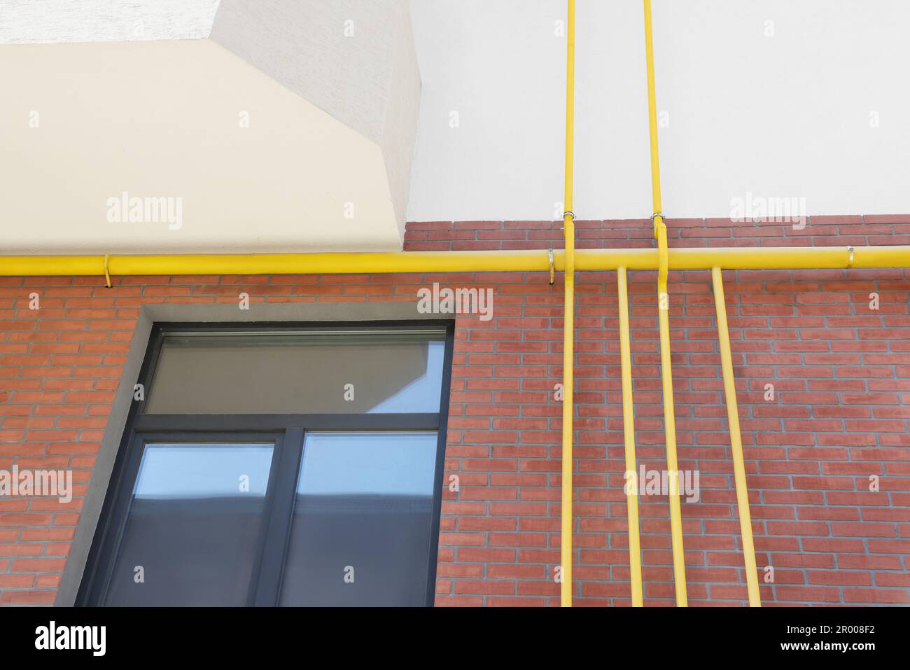 Natural gas pipes on wall hi-res stock photography and images - Alamy