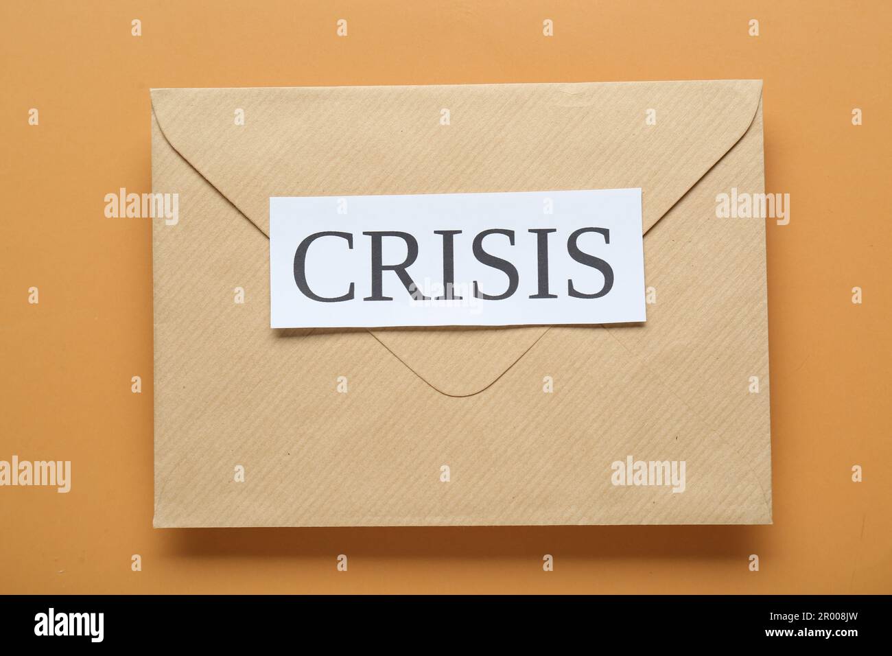 Top view crisis word hi-res stock photography and images - Alamy