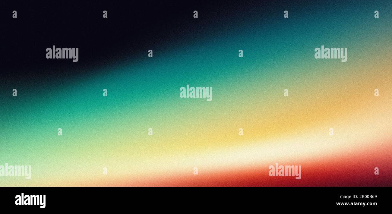 Vibrant colors flow grain texture gradient background green yellow red black web banner design ...