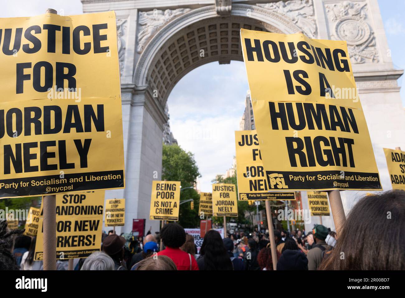 New York, New York, USA. 5th May, 2023. Demonstrators protest the ...