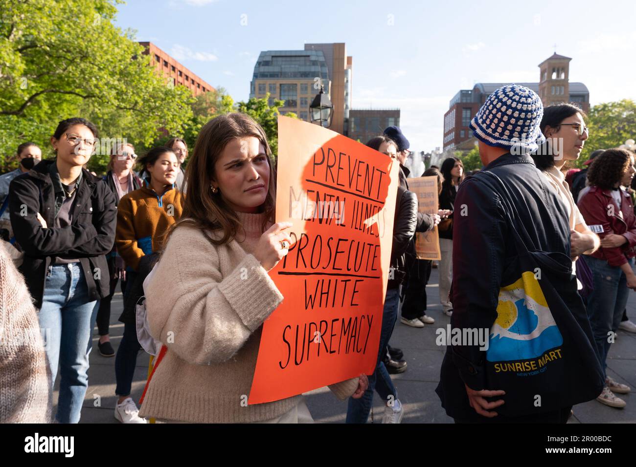 New York, New York, USA. 5th May, 2023. Demonstrators protest the ...