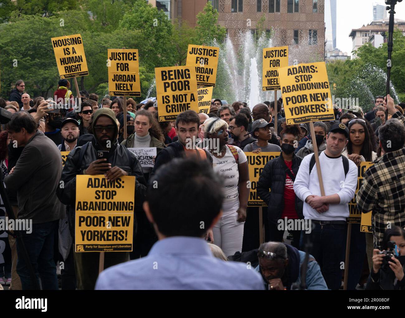 New York, New York, USA. 5th May, 2023. Demonstrators protest the ...