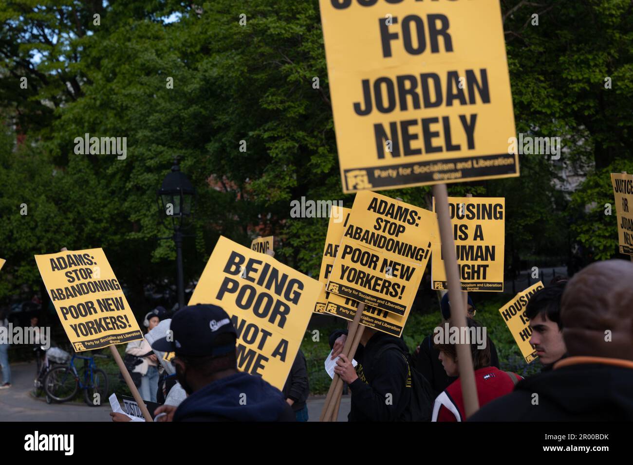 New York, New York, USA. 5th May, 2023. Demonstrators protest the ...