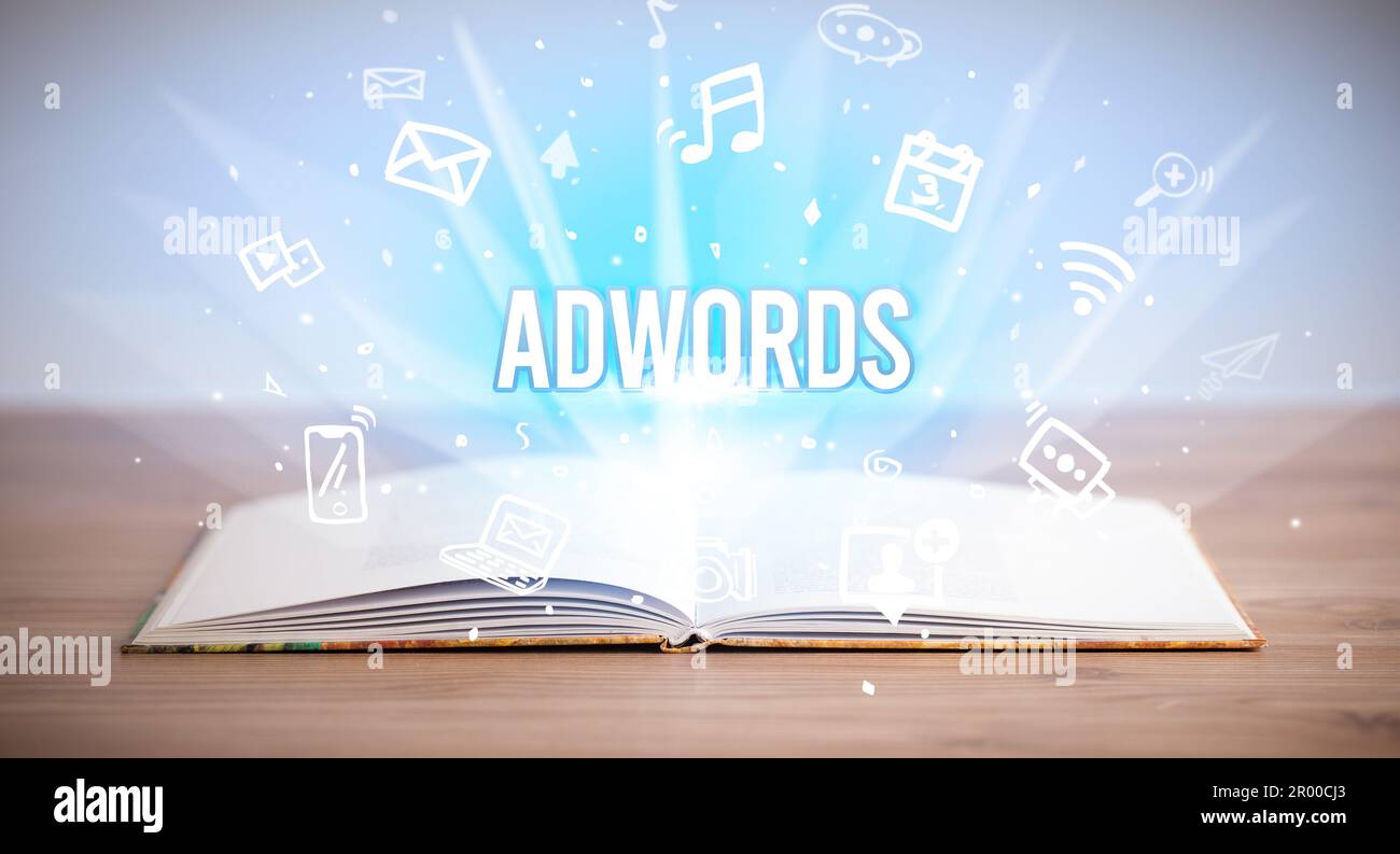 open book with business inscription Stock Photo - Alamy