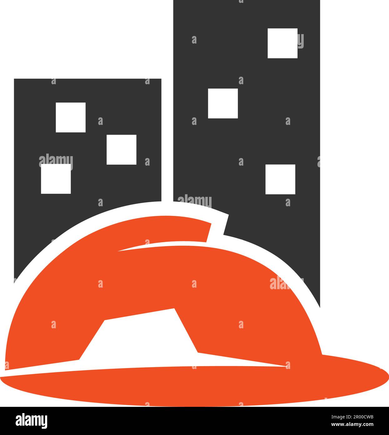 construction logo template. Icon Illustration Brand Identity. Isolated ...
