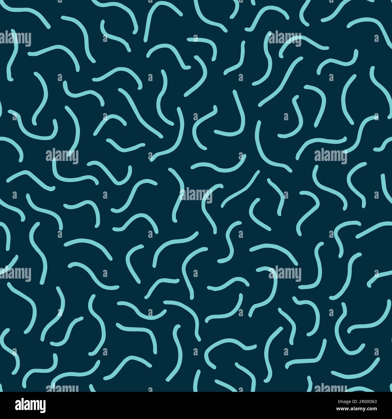 Seamless vector pattern with blue and green lines abstract memphis ...