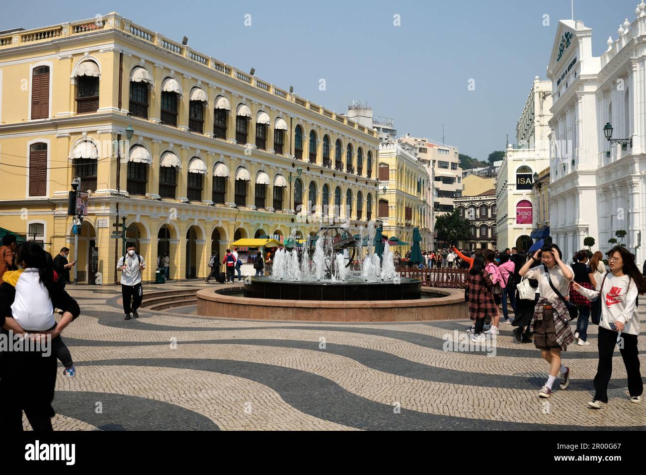 Macau square pavement hi-res stock photography and images - Alamy
