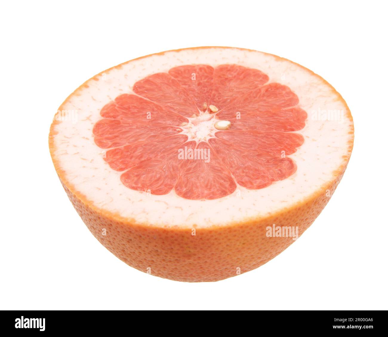 Grapefruit sliced isolated on white background Stock Photo - Alamy