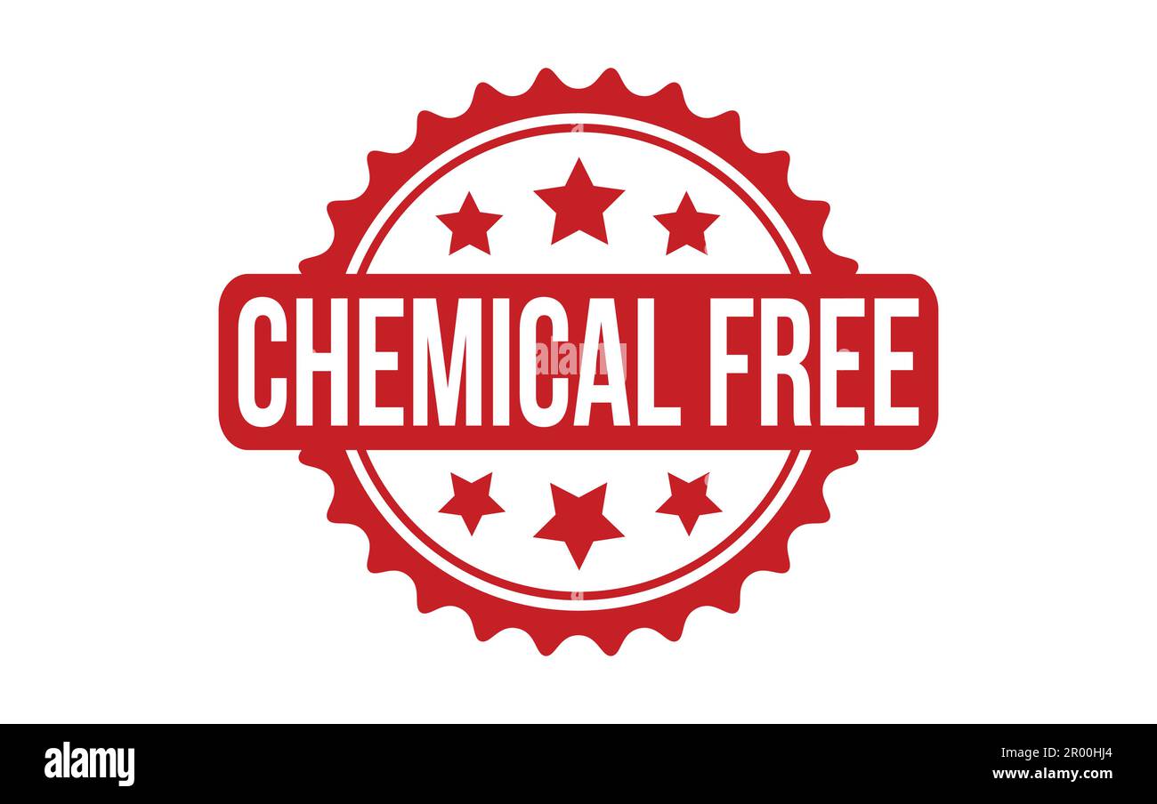 Chemical Free Rubber Stamp Seal Vector Stock Vector Image & Art - Alamy
