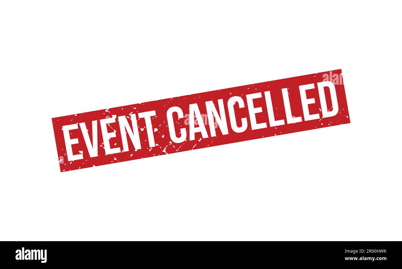 Event cancelled Stock Vector Images - Alamy