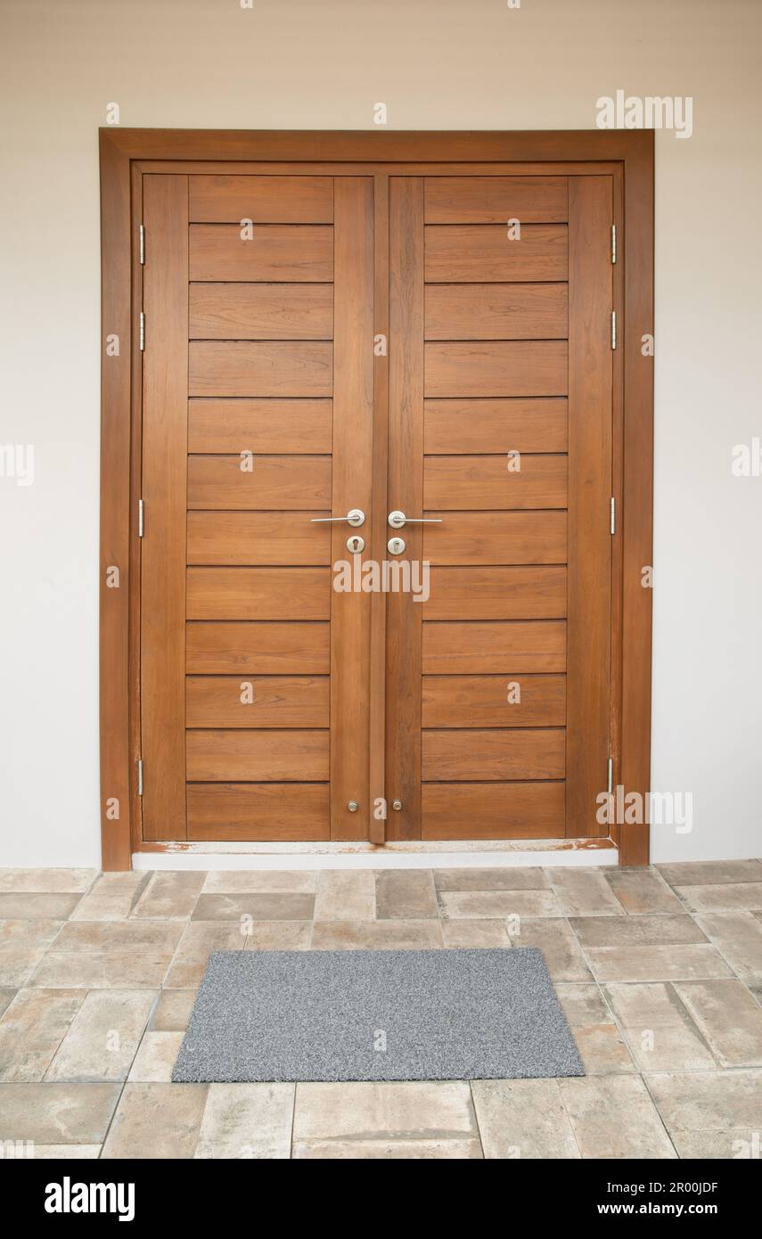 Interior double door lock hi-res stock photography and images - Alamy