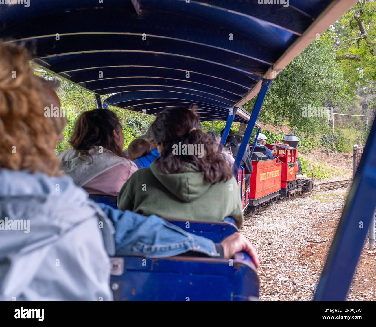 May 5, 2023, Los Angeles, CA, USA: Train ride at the Travel Town Museum ...