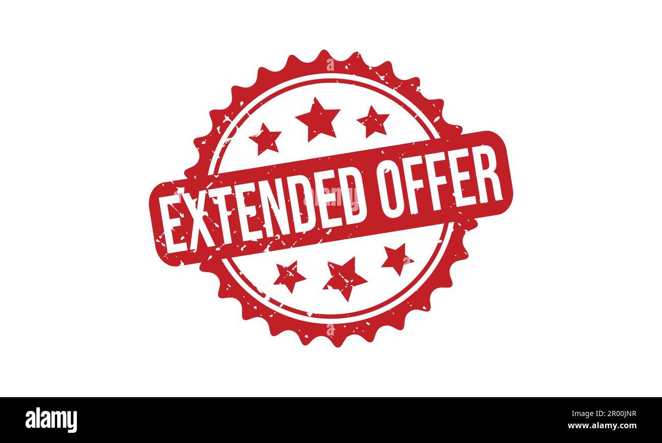 Extended Offer Stamp Seal Vector Illustration Stock Vector Image & Art ...