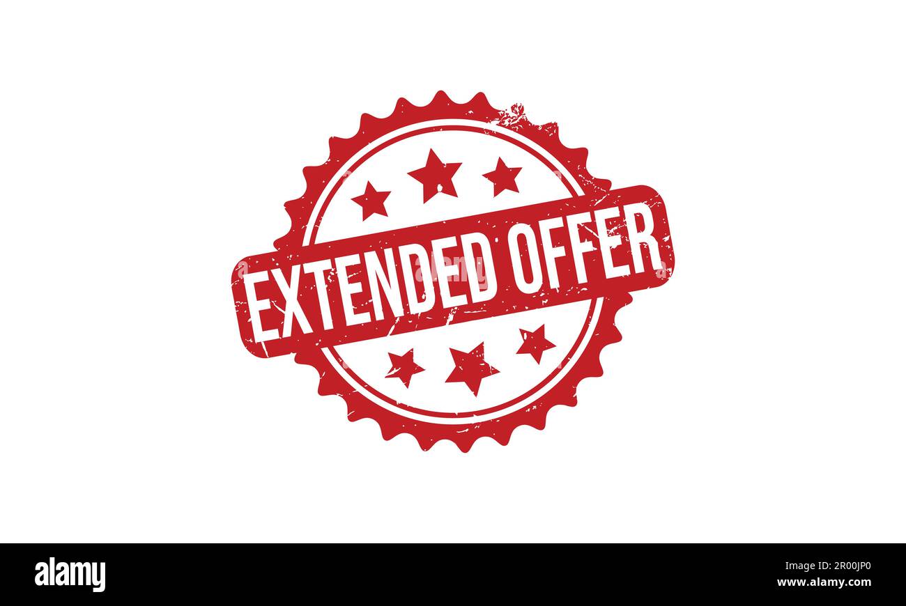 Extended Offer Stamp Seal Vector Illustration Stock Vector Image & Art ...