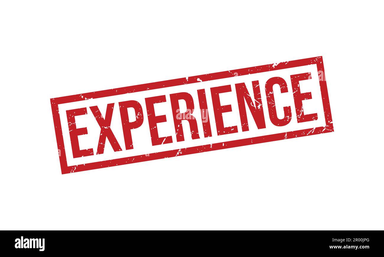 Experience stamp Stock Vector Images - Alamy