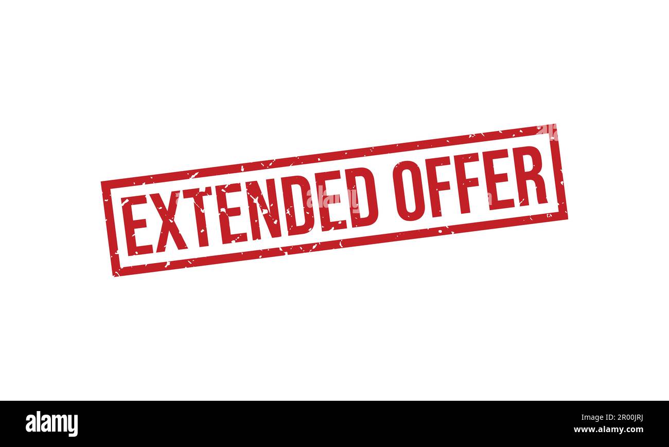 Extended Offer Stamp Seal Vector Illustration Stock Vector Image & Art ...
