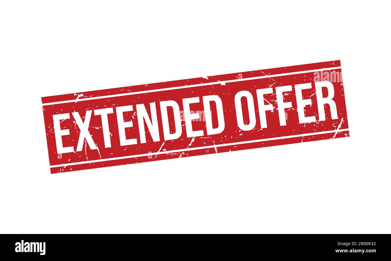 Extended Offer Stamp Seal Vector Illustration Stock Vector Image & Art ...