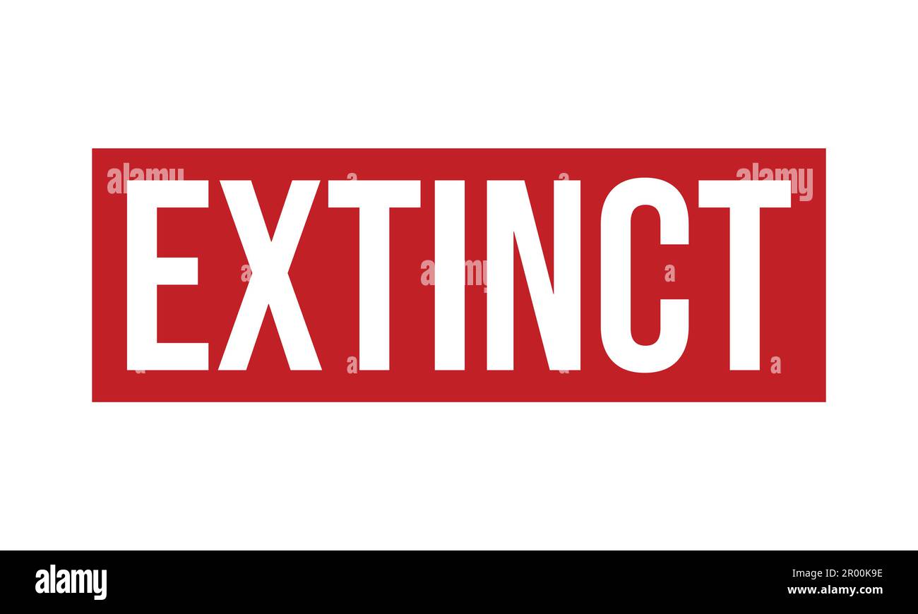 Extinct Rubber Stamp Seal Vector Stock Vector Image & Art - Alamy