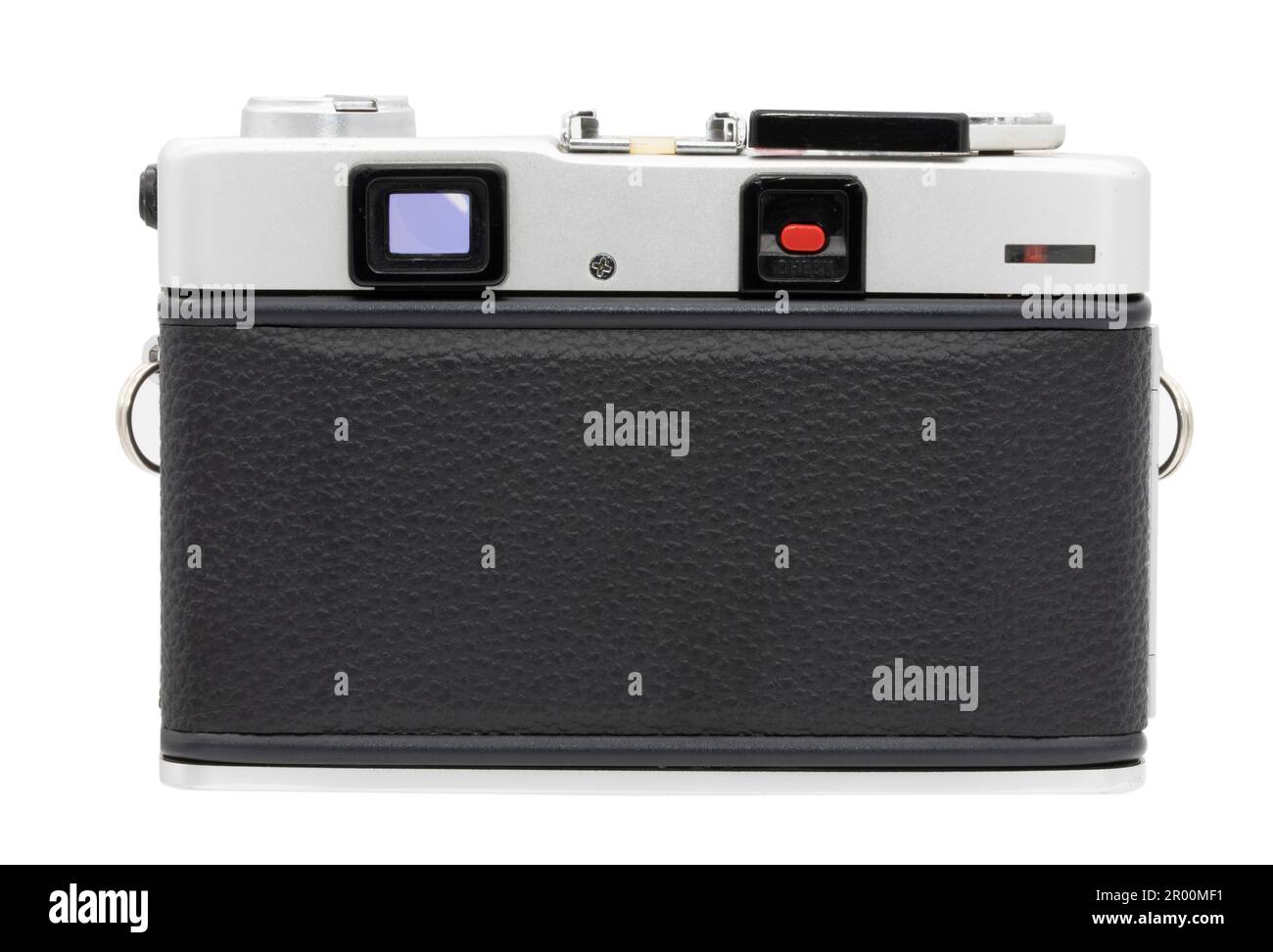 Back view of vintage film camera isolated on white background Stock ...