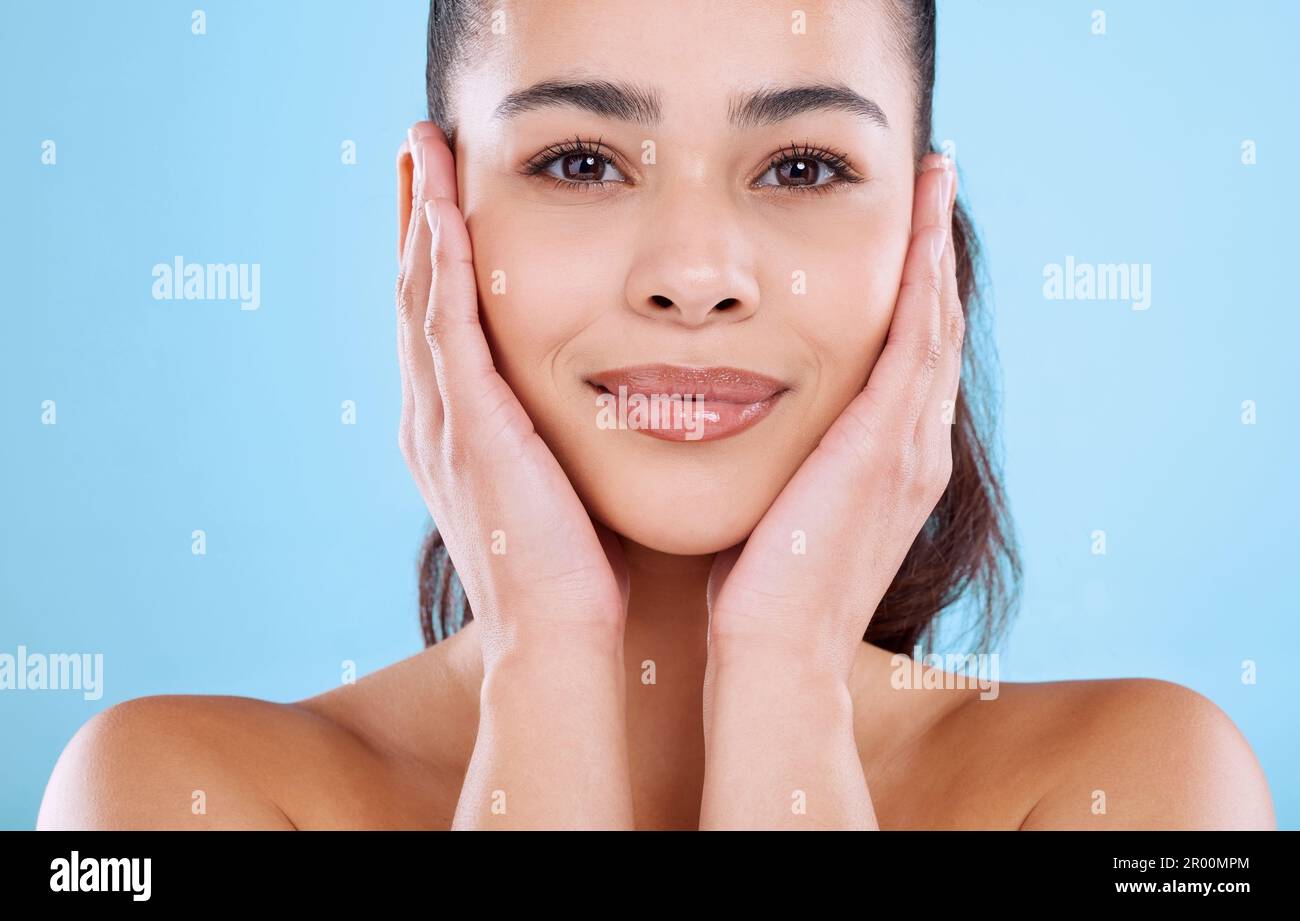 Soft skin used to be but a dream. Studio portrait of an attractive ...