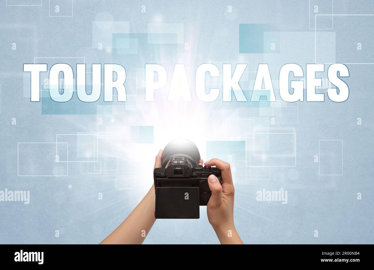 hand holding digital camera, traveling concept Stock Photo - Alamy