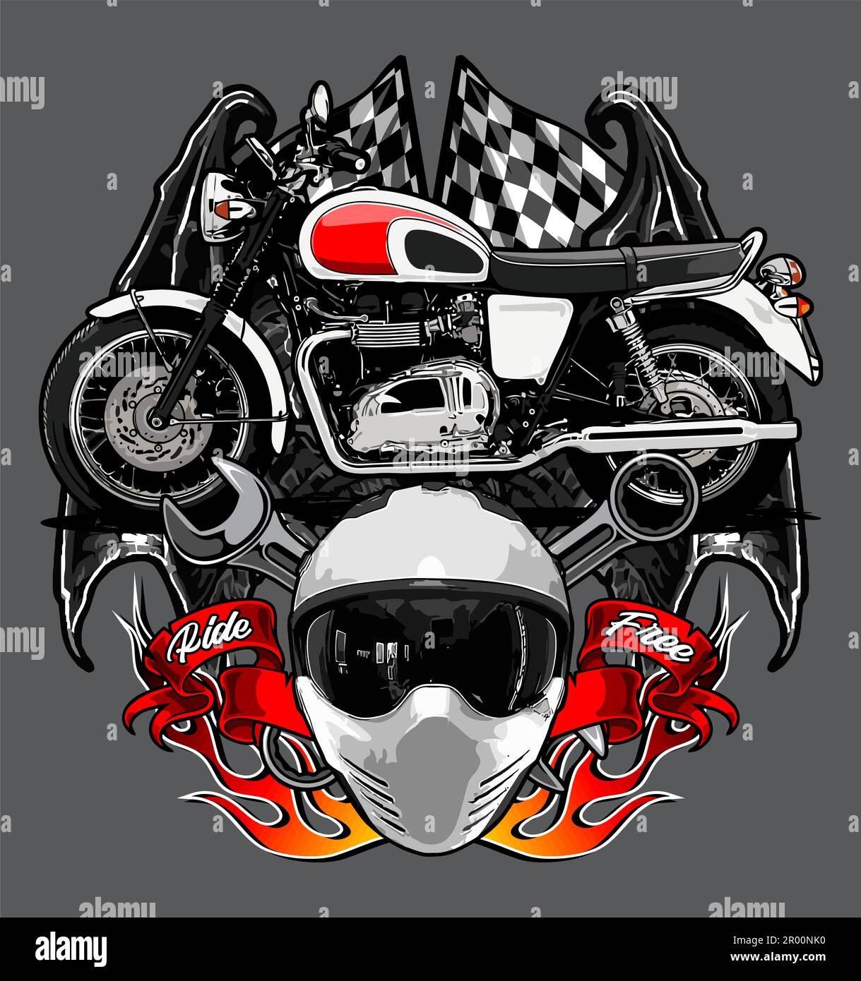 motorcycles vector template Stock Vector Image & Art - Alamy