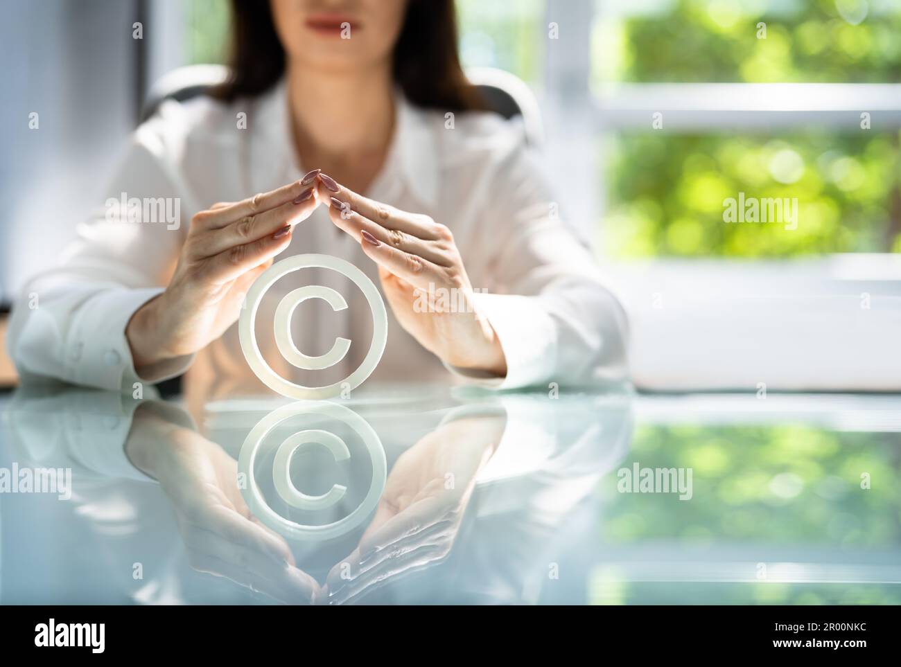 Copyright Symbol Protection Sign. Register Trademark And Logo Stock ...