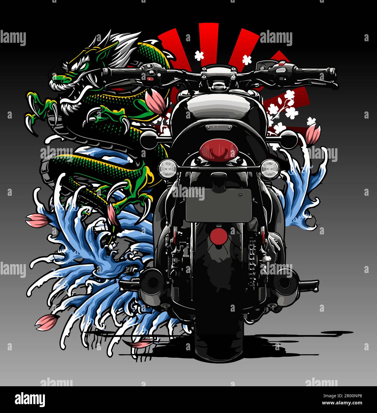 Rubber motorcycles Stock Vector Images - Alamy