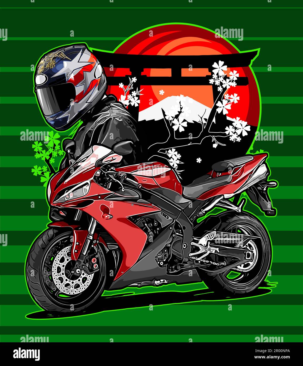motorcycles vector template Stock Vector Image & Art - Alamy