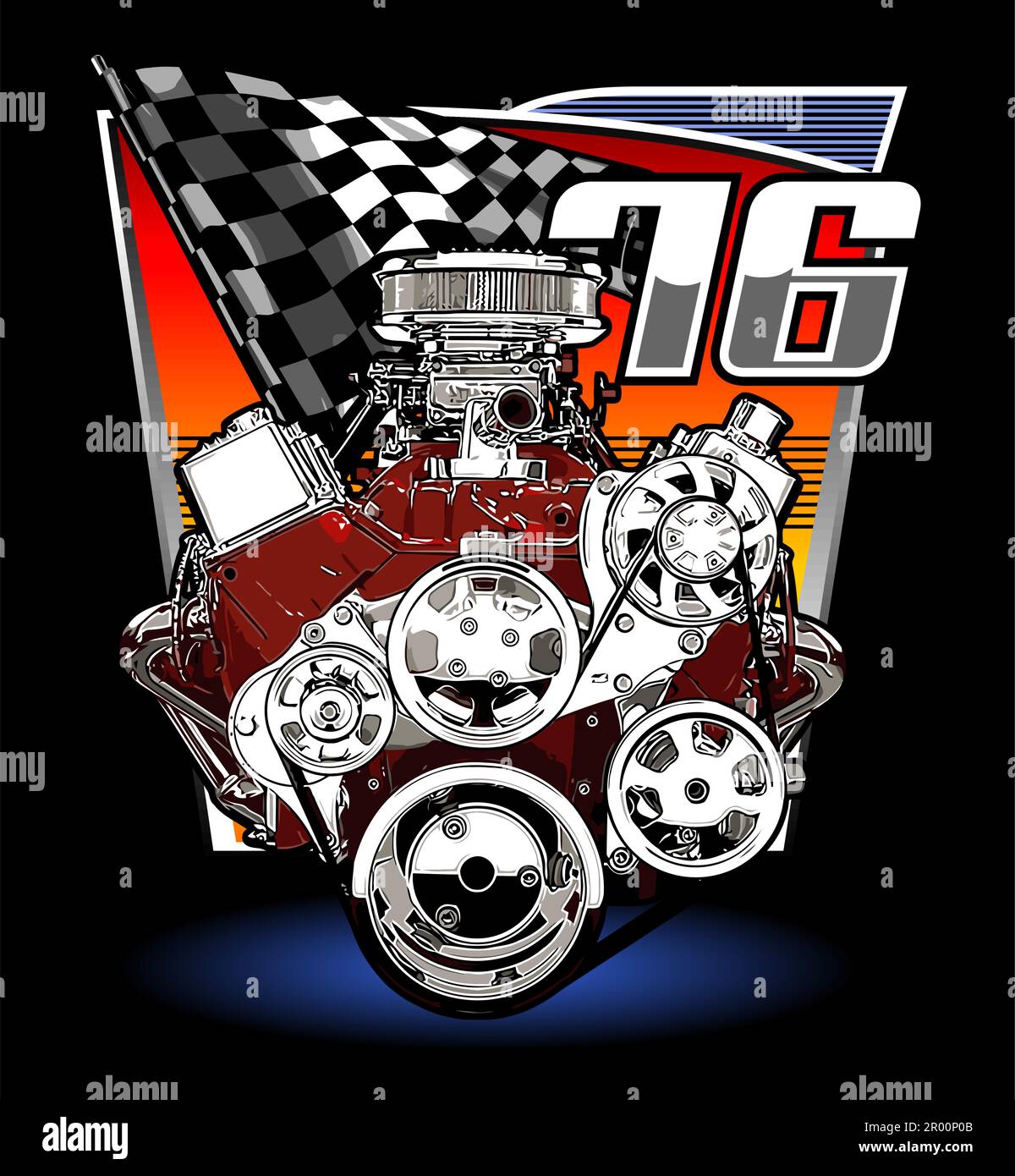 car engine vector template Stock Vector Image & Art - Alamy