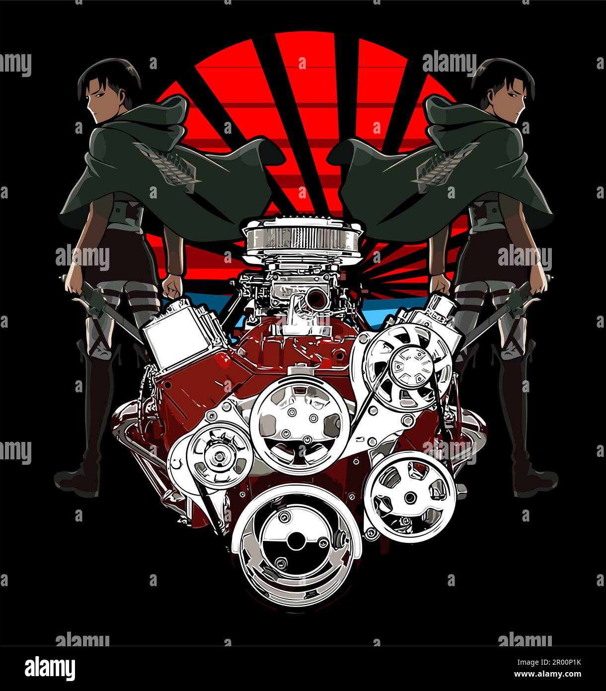 car engine vector template Stock Vector Image & Art - Alamy