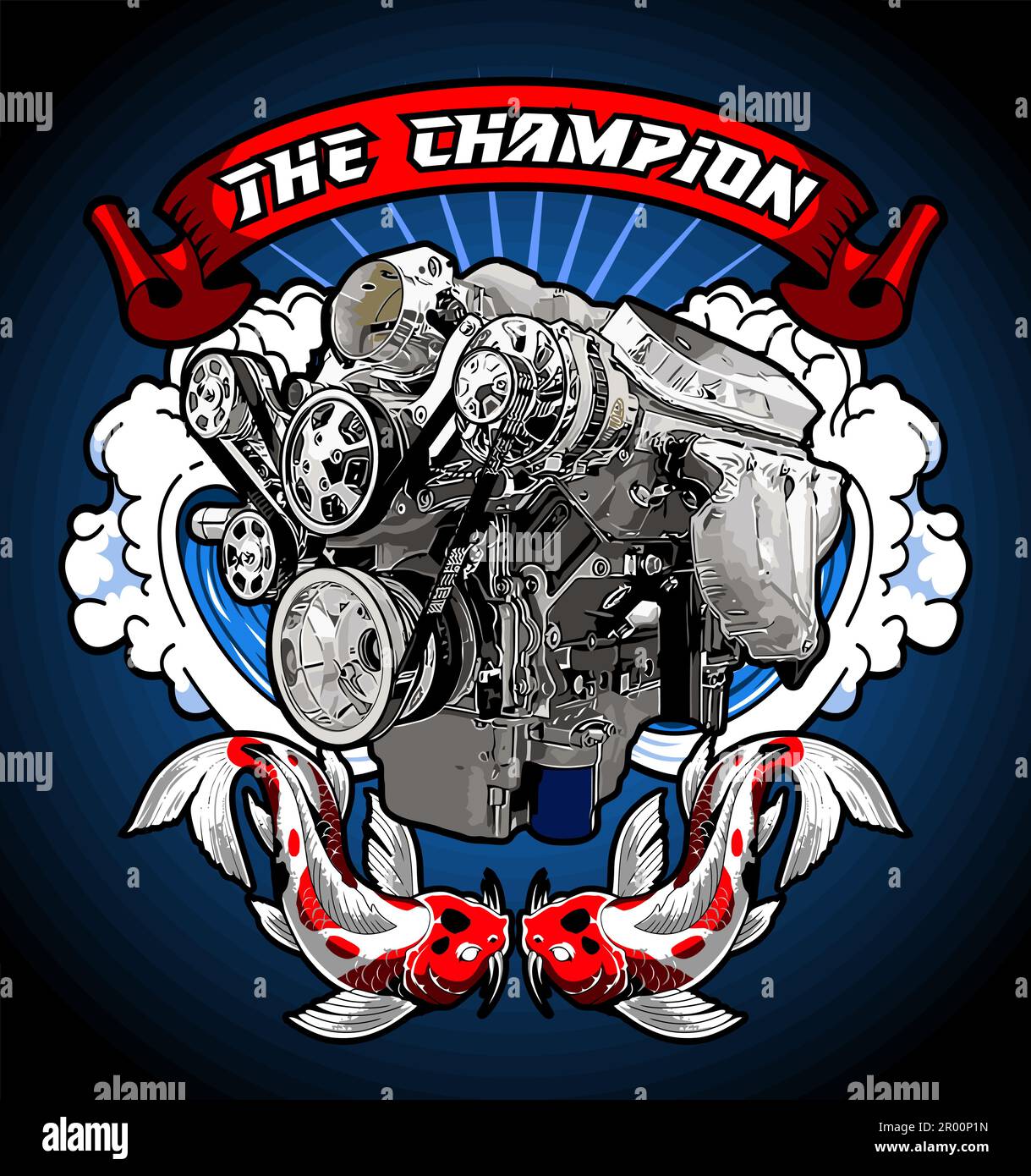 car engine vector template Stock Vector Image & Art - Alamy