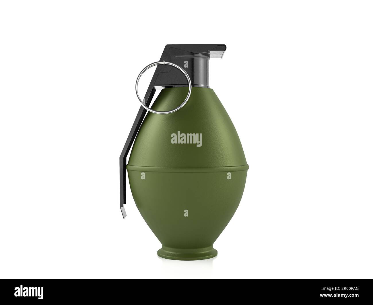 Grenade on a white background. 3d illustration Stock Photo - Alamy