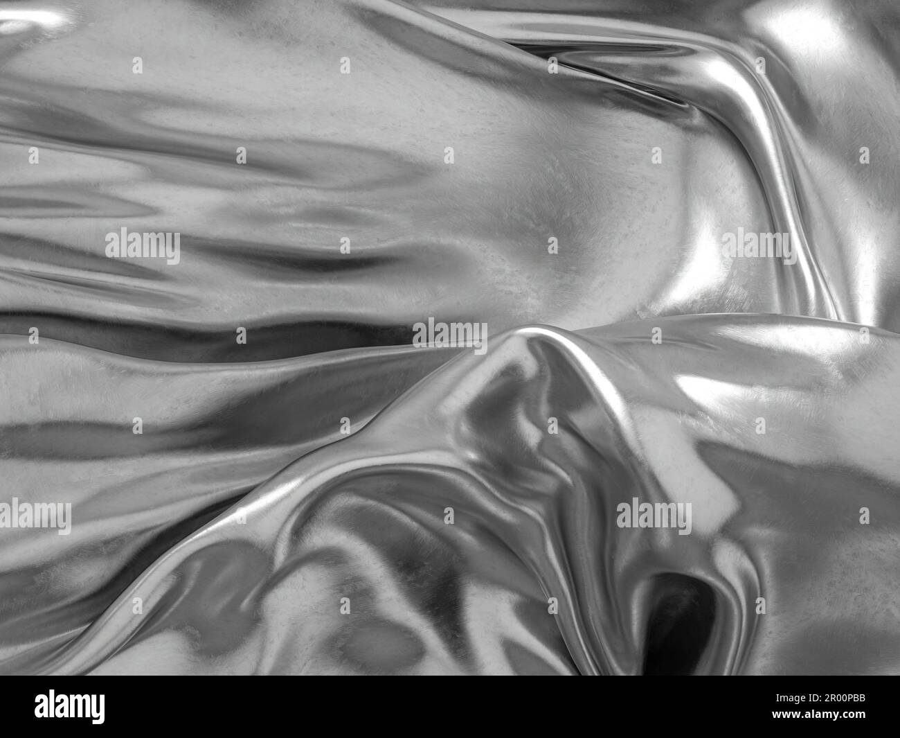 Background formed by wrinkle metal. 3d illustration Stock Photo - Alamy