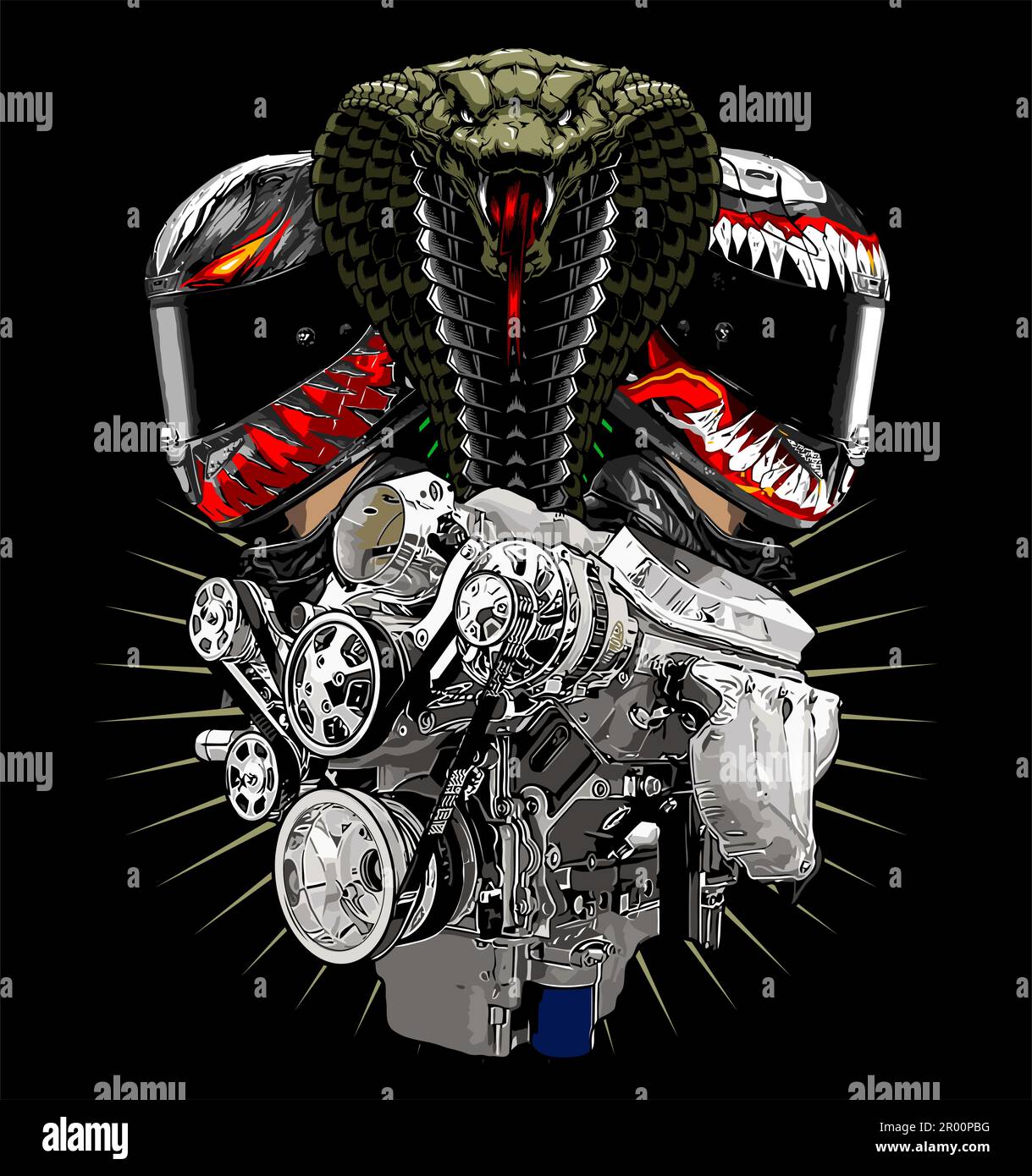 car engine vector template Stock Vector Image & Art - Alamy