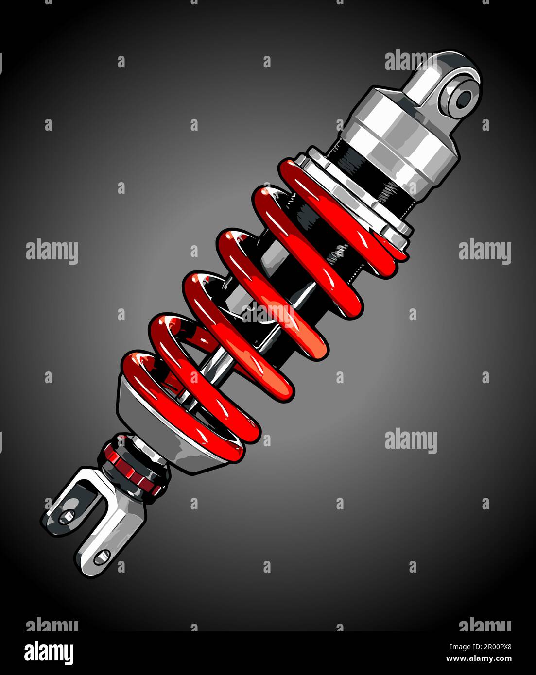 shockbreaker vector template Stock Vector Image & Art - Alamy