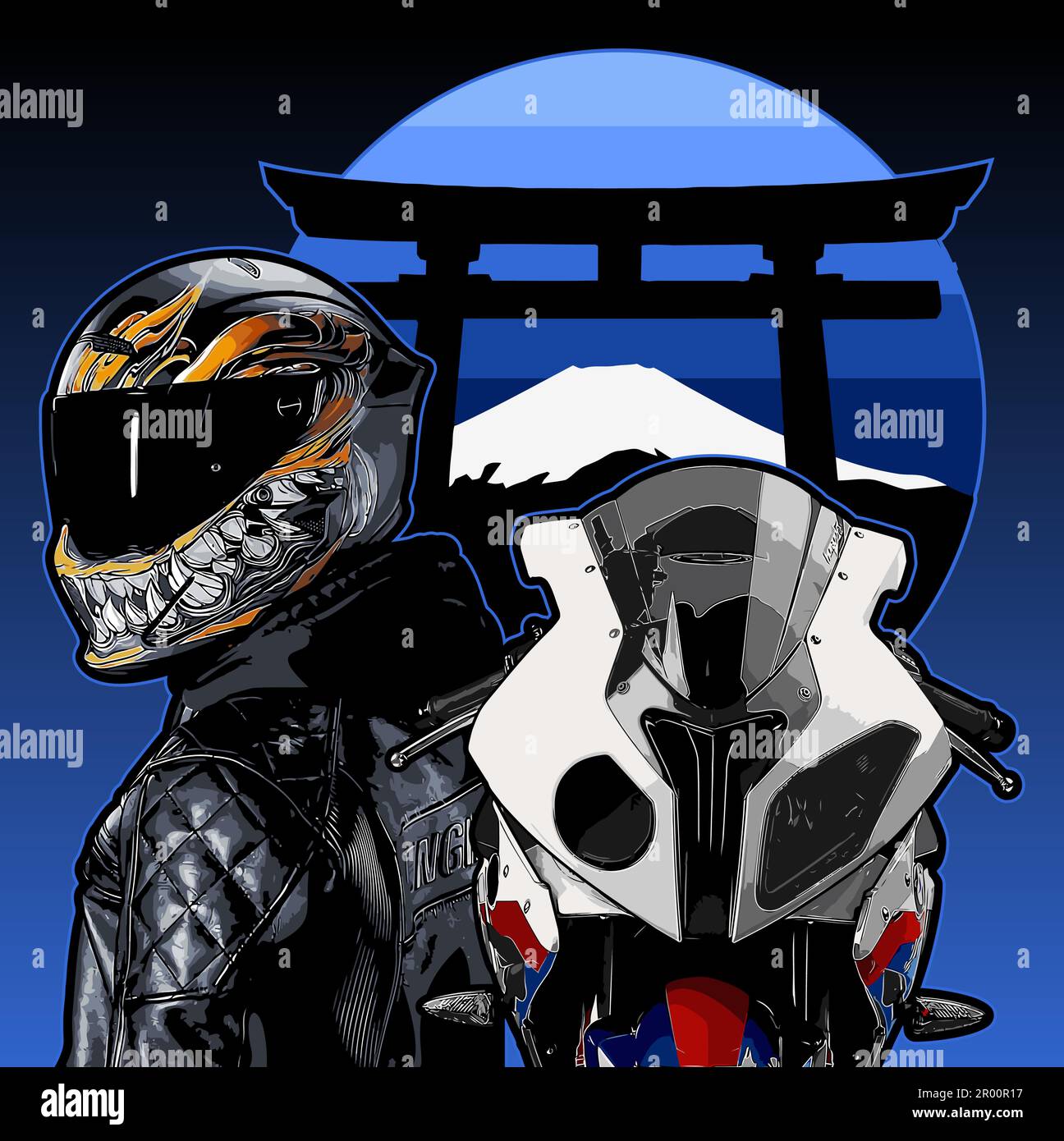 motorcycles vector template Stock Vector Image & Art - Alamy