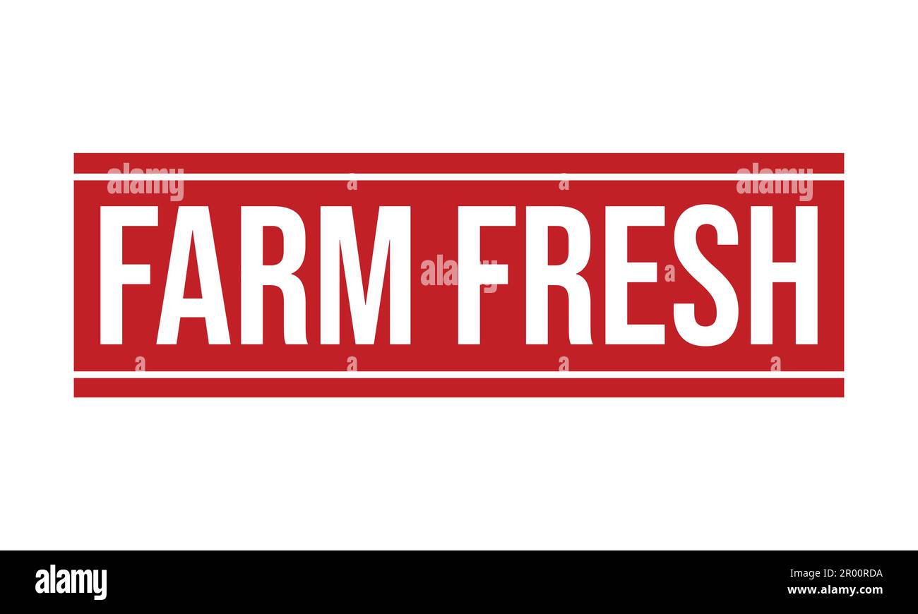 Farm Fresh Rubber Stamp Seal Vector Stock Vector Image & Art - Alamy